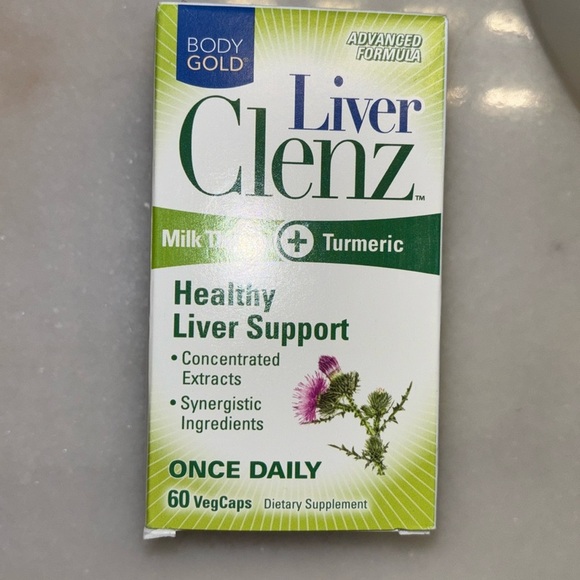 Body Gold | Other | Body Gold Liver Clenz Healthy Liver Support 6 Veg ...
